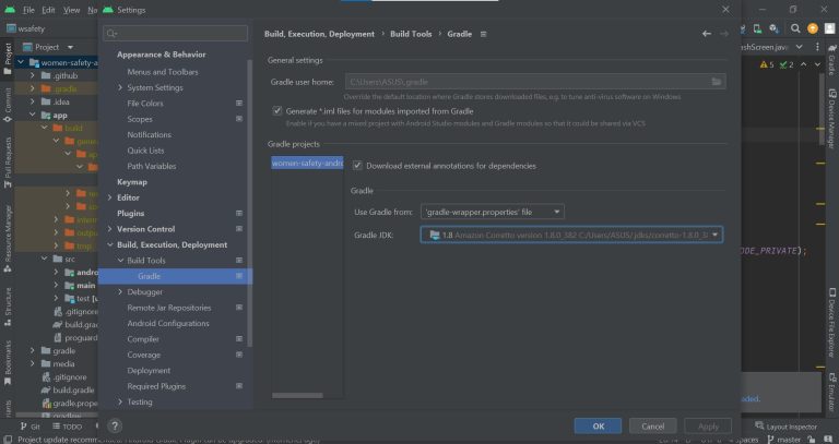 How to specify the JDK version in Android Studio?