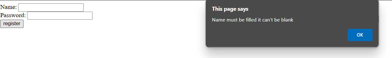 FORM VALIDATION USING JAVASCRIPT