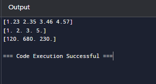 numpy.around() in Python