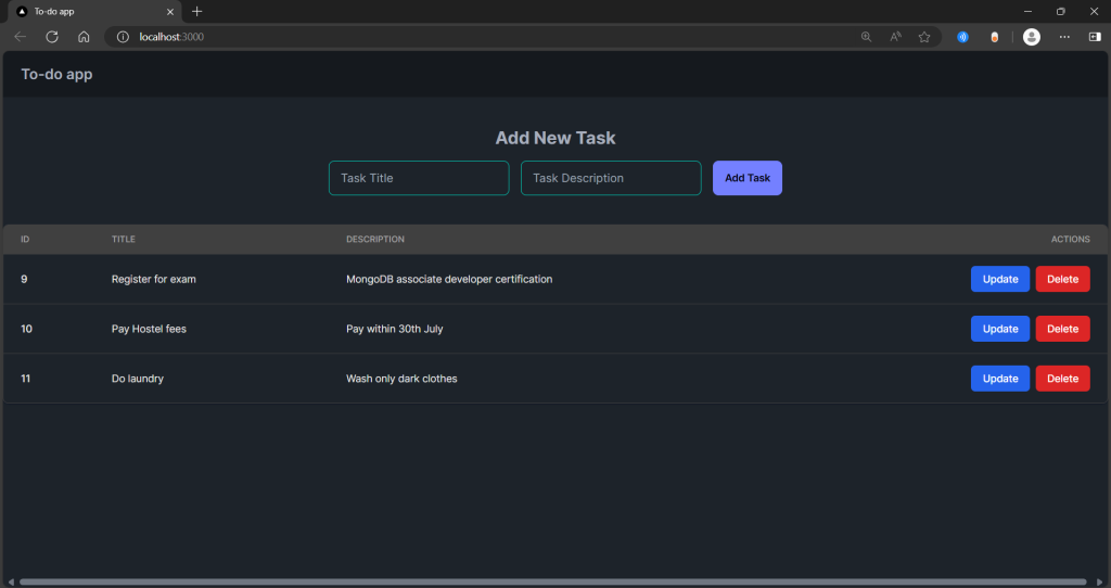 Building a CRUD Application with Next.js and MySQL