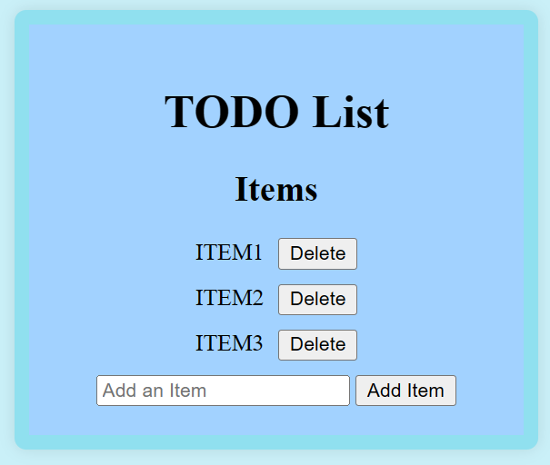 TO-DO List using Javascrip