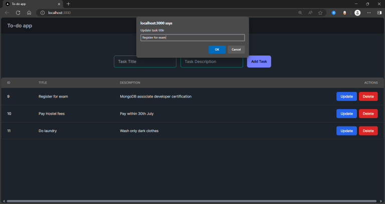 Building a CRUD Application with Next.js and MySQL