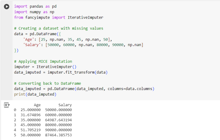 Handling Missing Data: MICE, KNN Imputation, and Interpolation